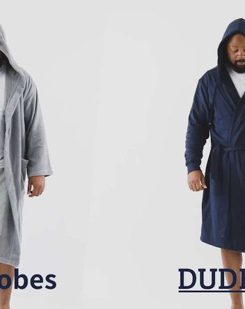 The DudeRobe - Ultimate Hooded Bathrobe for Men